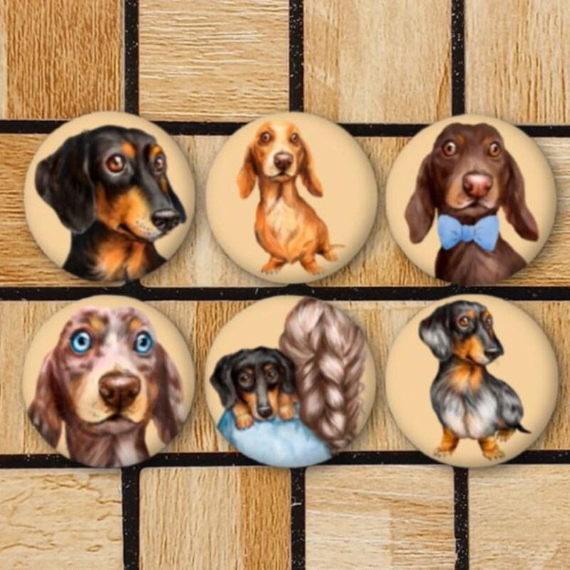 Dachshund Buttons - Etsy