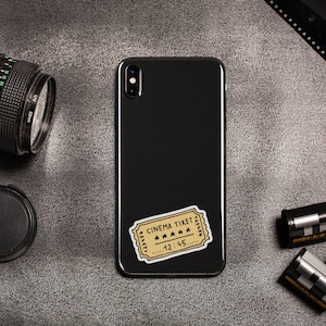 Movies Sticker Pack Set of 6 Mini Stickers 2" or 3" Die Cut Stickers ...