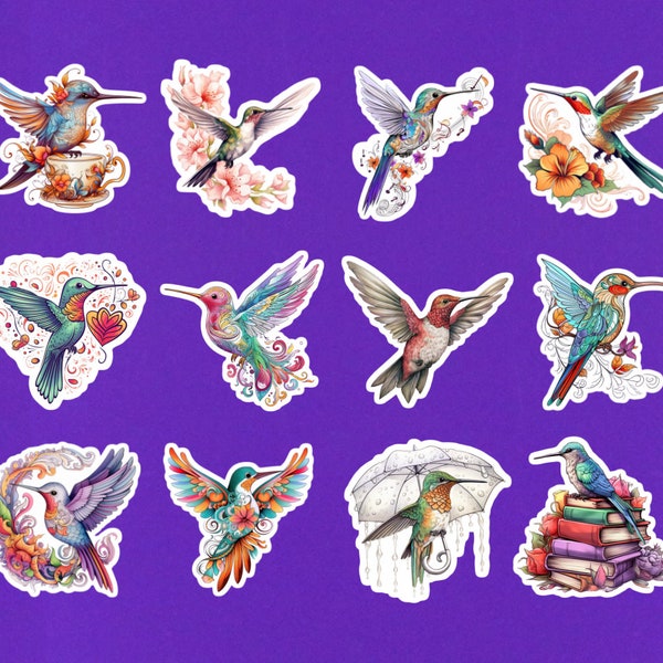Hummingbird Sticker - Etsy