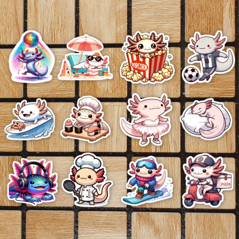 Axolotl Sticker - Etsy