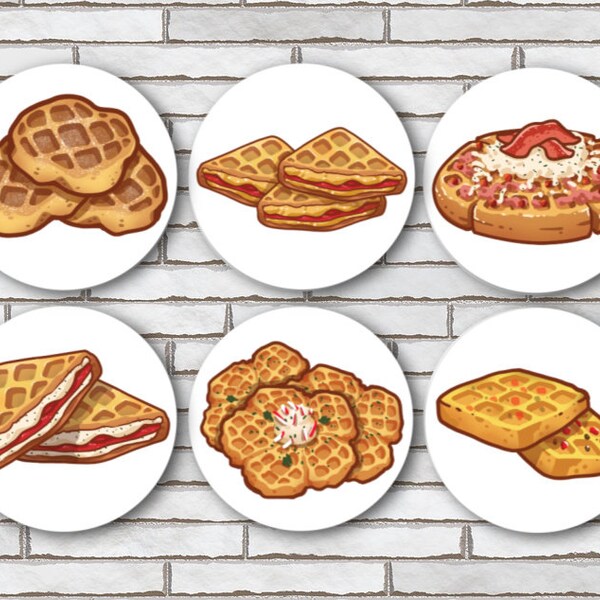 Waffle Pin - Etsy