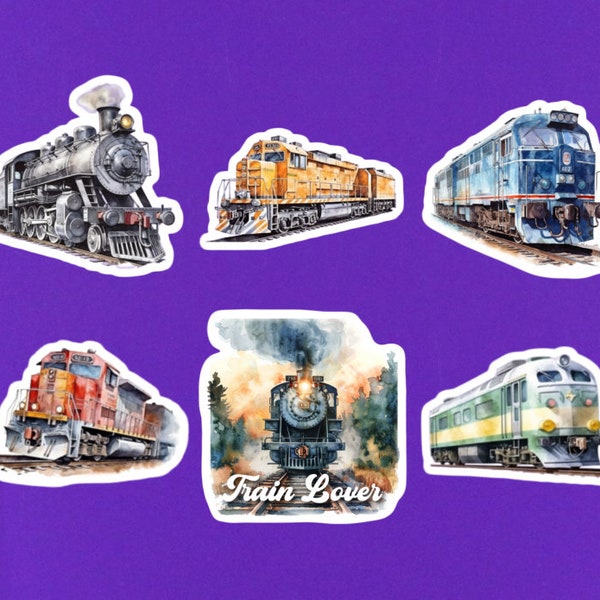 Train Sticker - Etsy