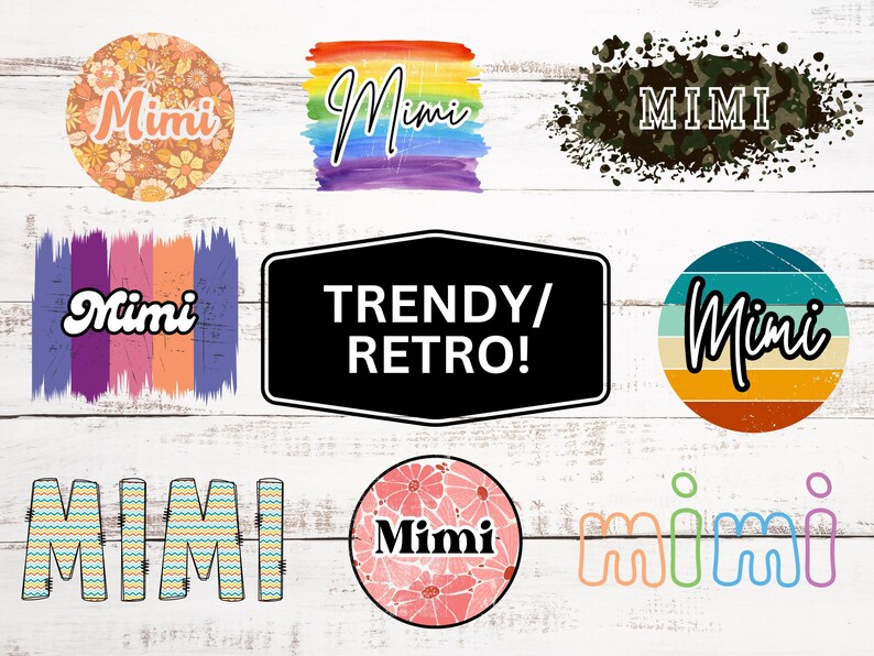 Mimi PNG for Sublimation and DTF Transfers, Mimi PNG Bundle, 40 Unique ...