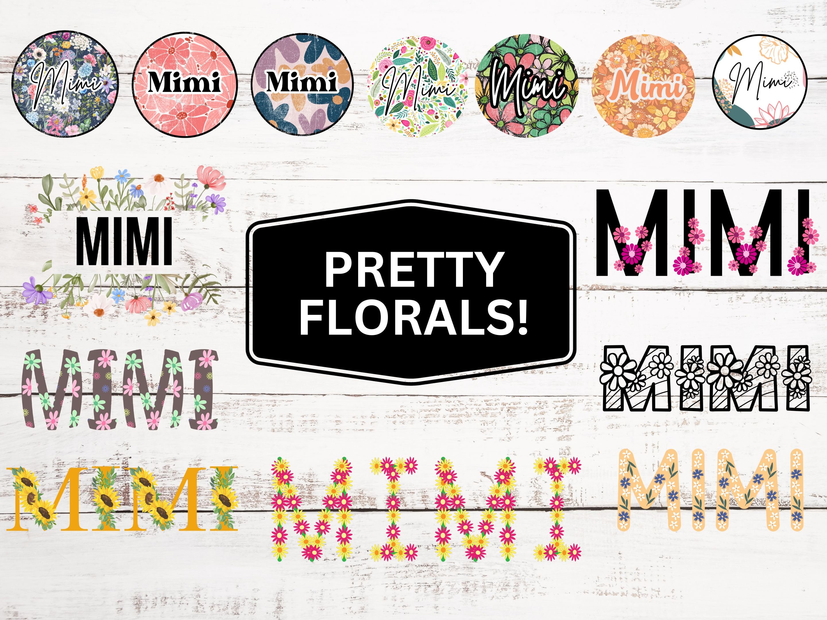 Mimi PNG for Sublimation and DTF Transfers, Mimi PNG Bundle, 40 Unique ...