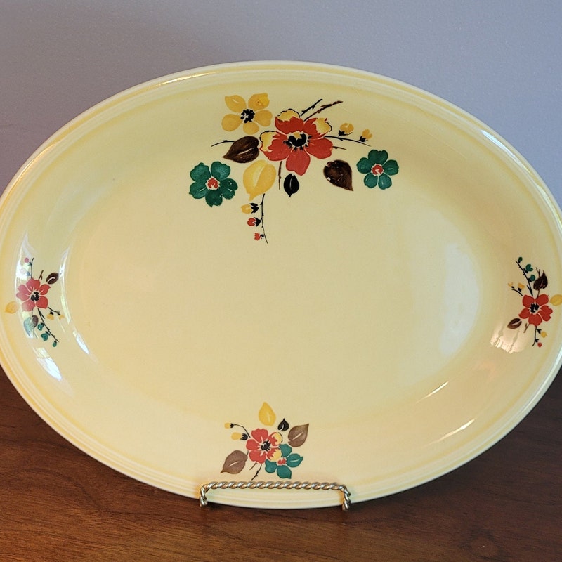 Edwin M Knowles Platter - Etsy