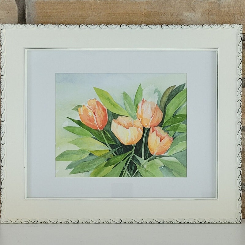Orange Tulips - Etsy