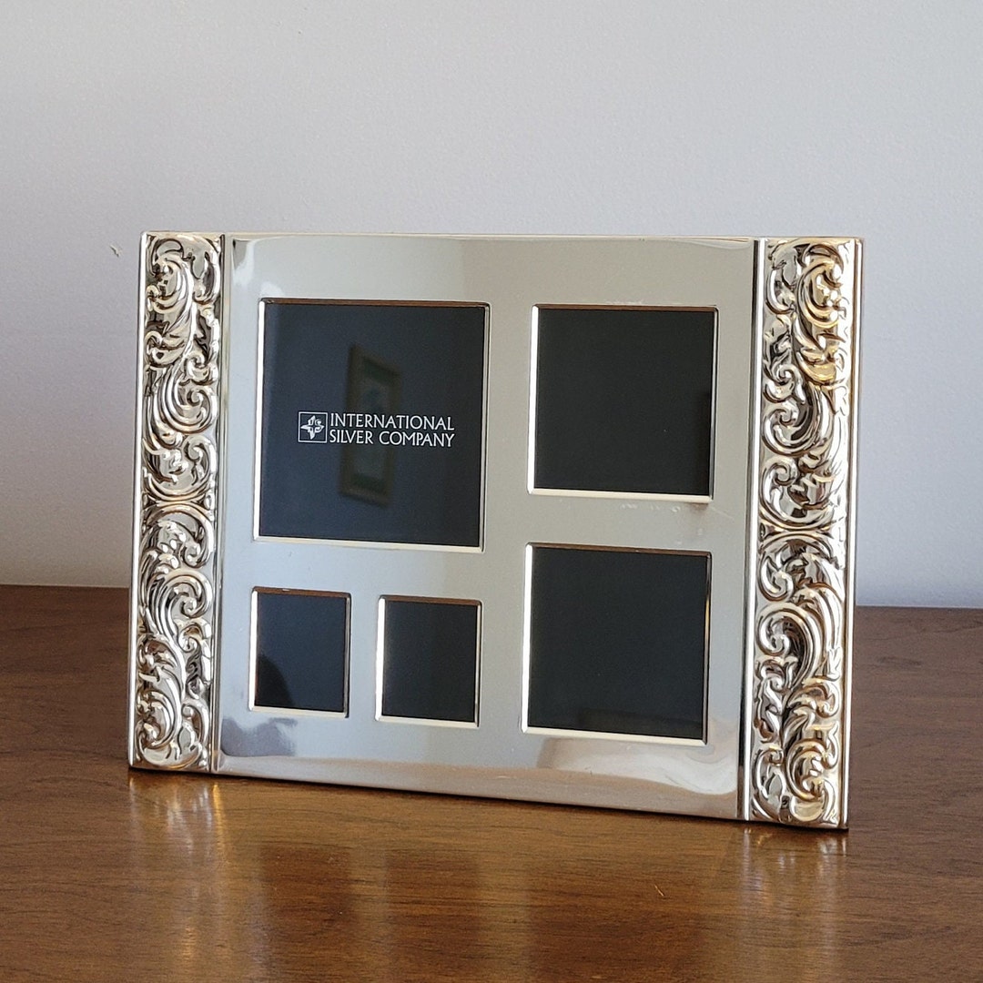 Vintage Silver Plated Collage Photo Picture Frame by International ...