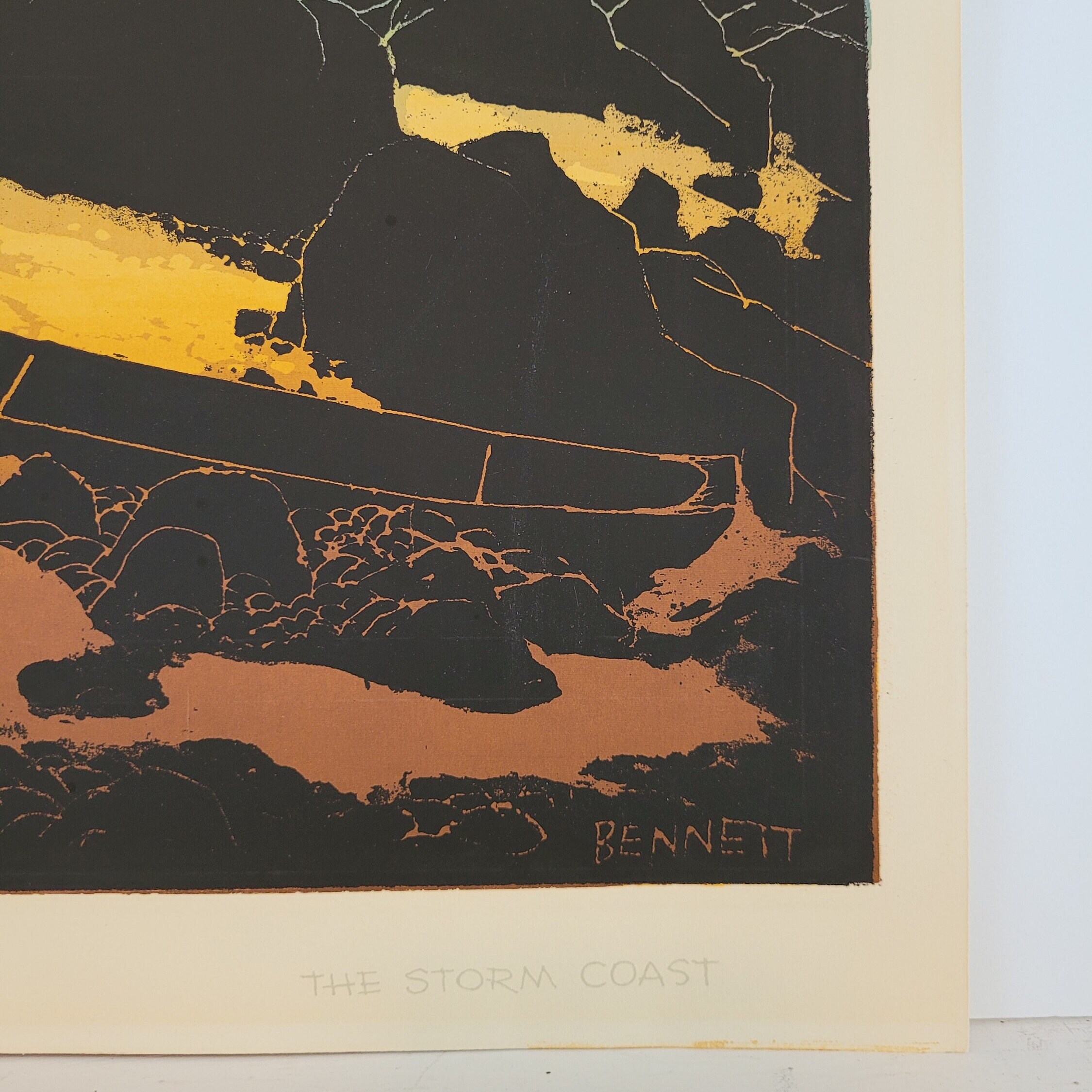 Original Serigraph Titled "The Storm Coast" Pencil Signed by American ...