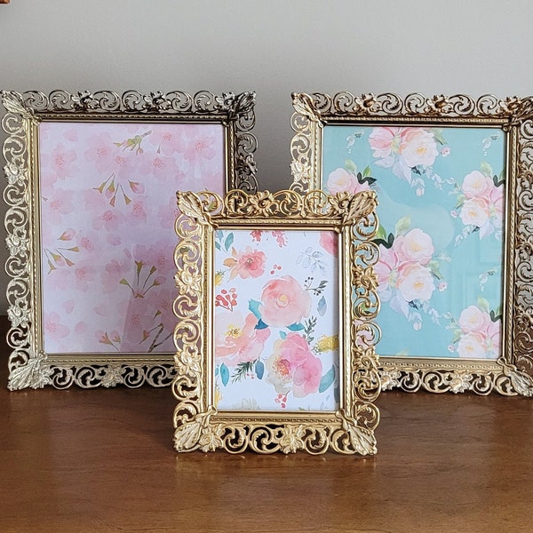 Gold Frame Set - Etsy