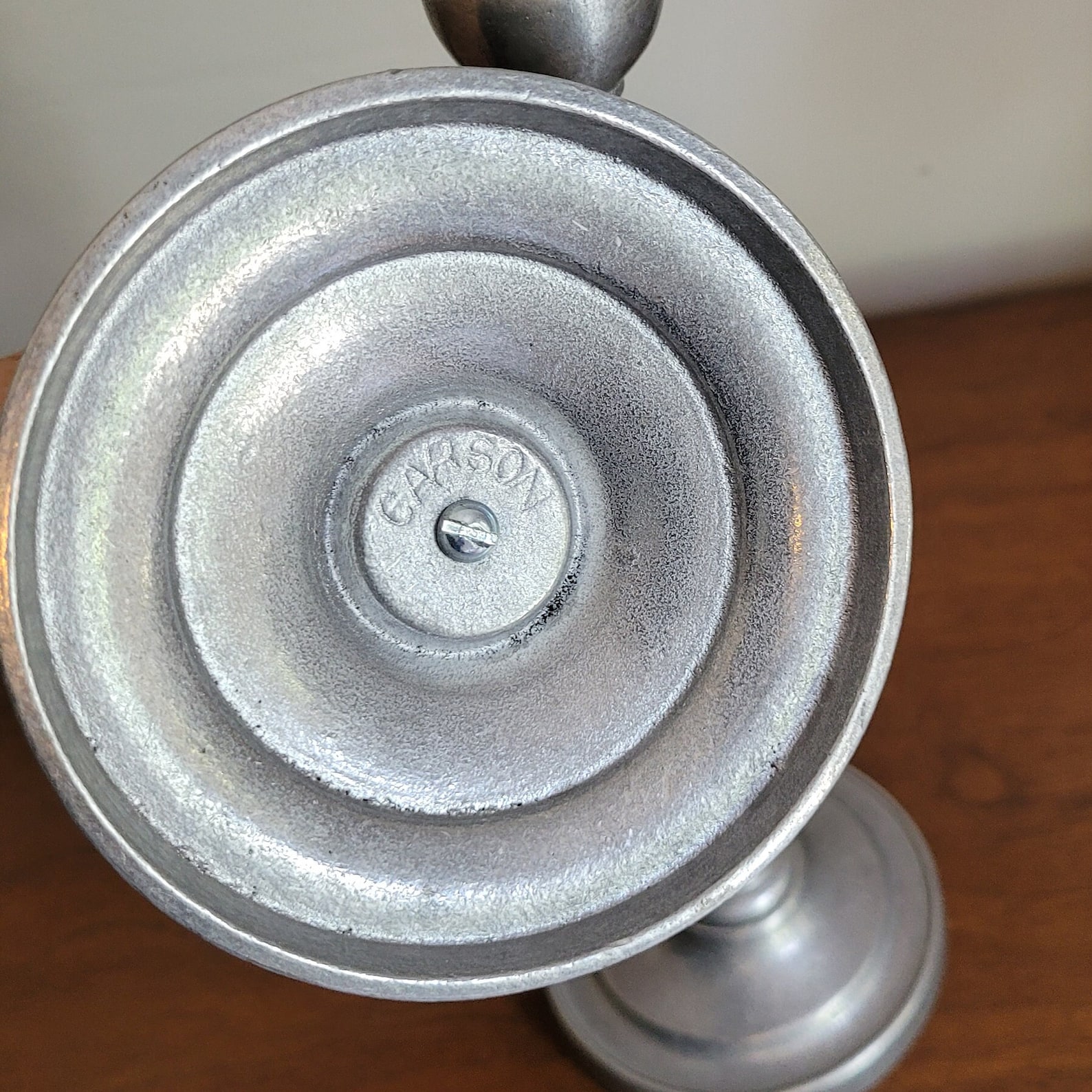 Vintage Carson Metal Candlestick Pair – Brutalist Industrial Taper ...