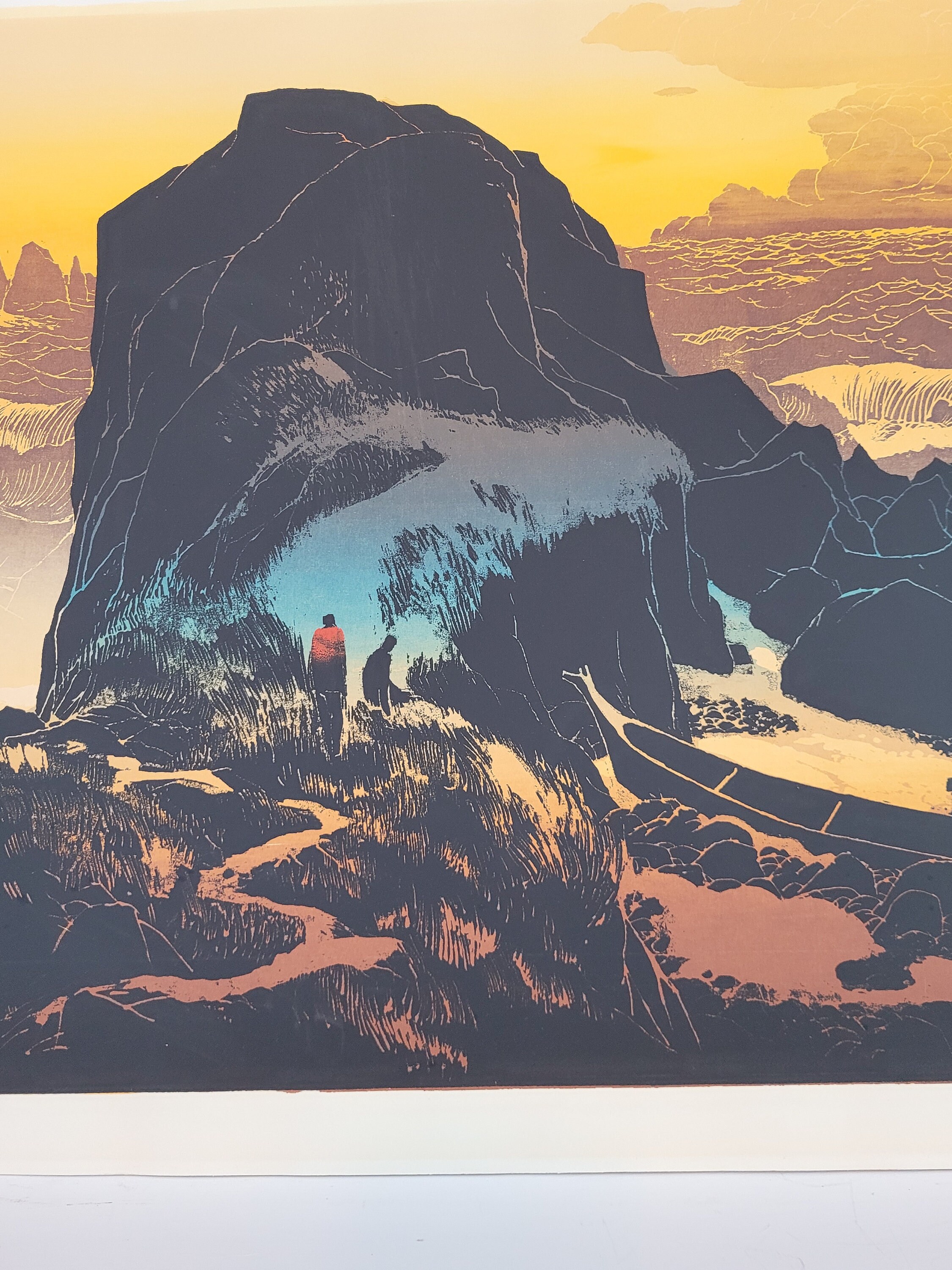 Original Serigraph Titled "The Storm Coast" Pencil Signed by American ...