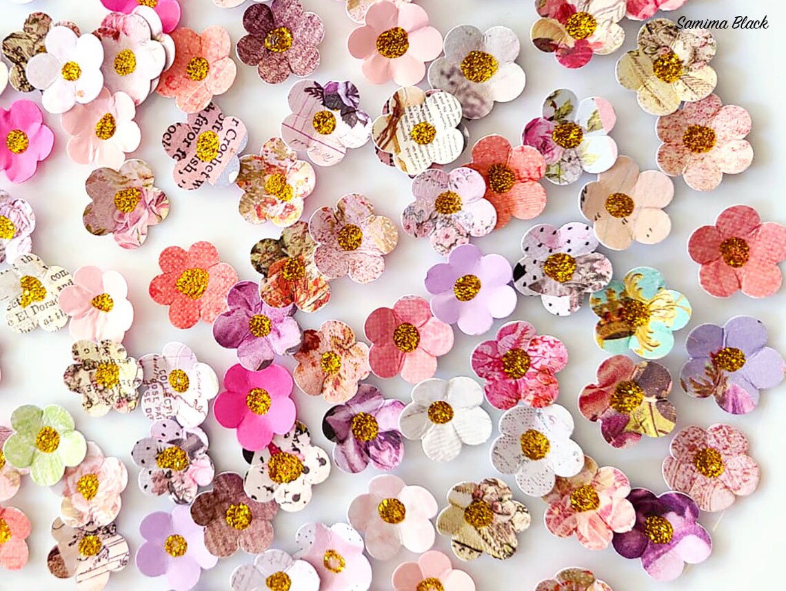 Paper Flower Confetti for Bridal and Baby Showers Birthdays - Etsy