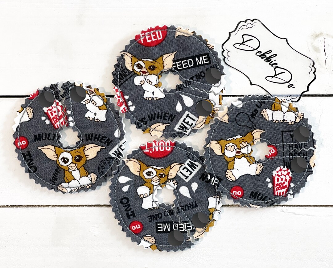 Set of 4 G Tube Pads Low Profile 100 % Cotton Gtube Pad Feeding Tube ...