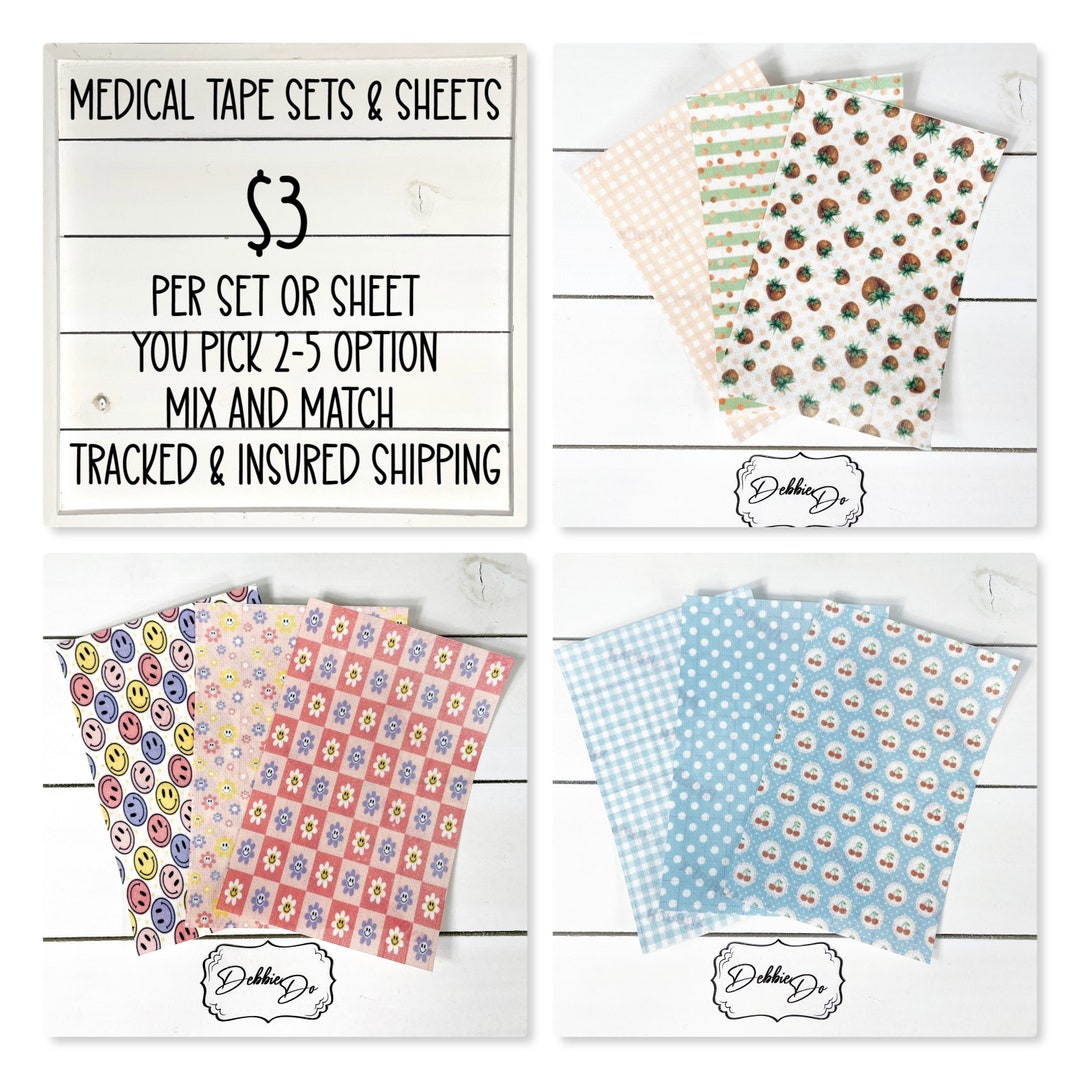 Tubie Tape Sheets Tubie Stickers NG Tubes NJ Tubes Oxygen - Etsy