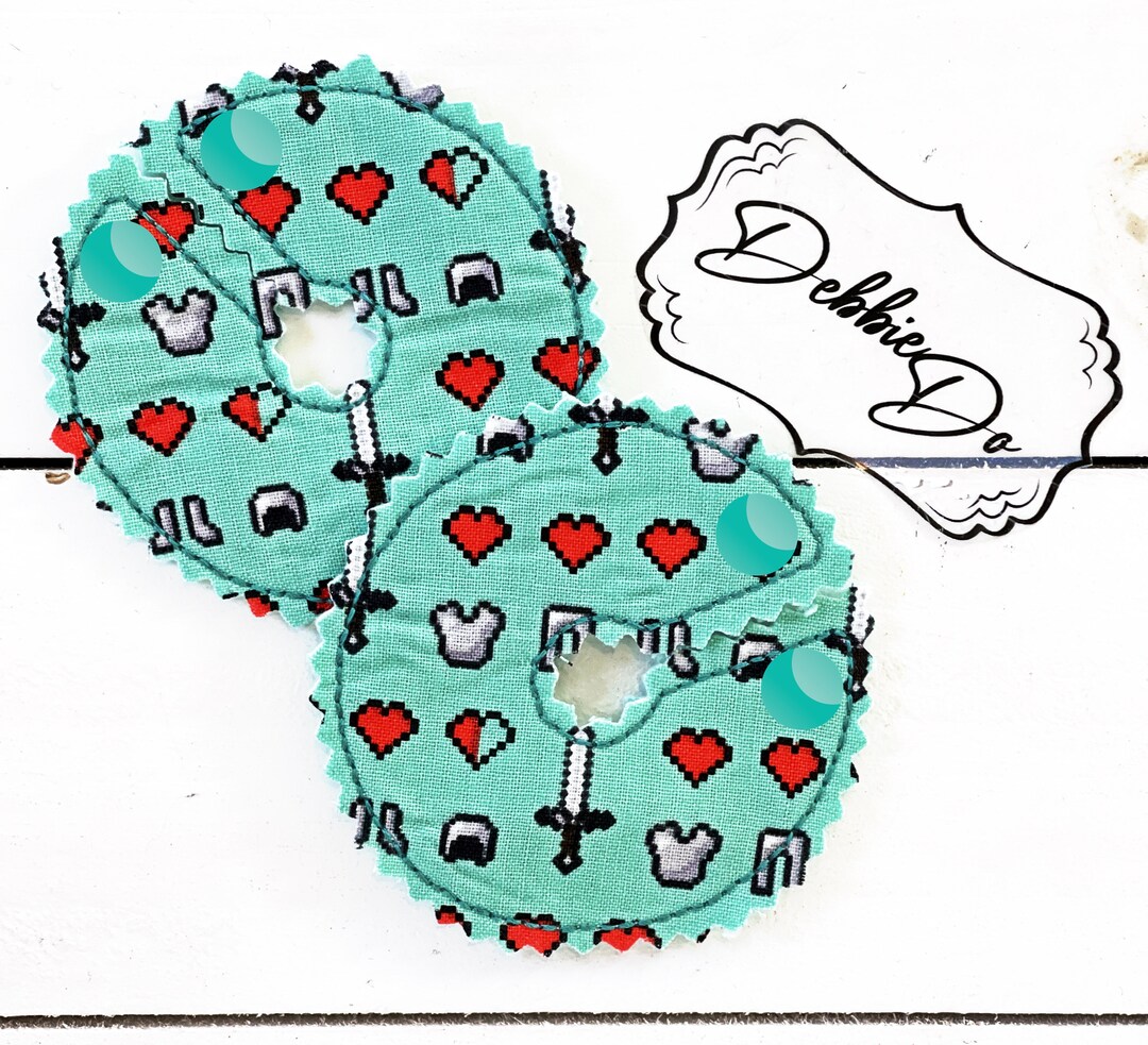 Set of 2 G Tube Pads, Tubie Pads, Gtube Pad Covers, G-tube Covers, Mic ...