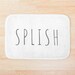 Splish Splash Matching Bath Mats Black and White Bath Mat Set Bathroom ...