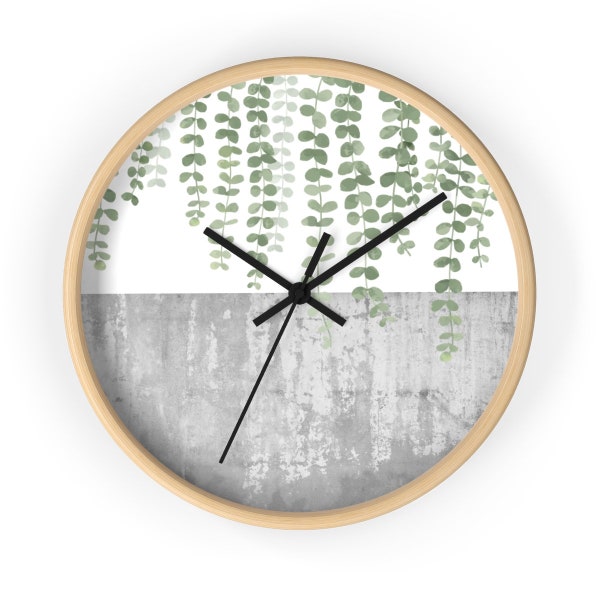 Leather Wall Clock - Etsy