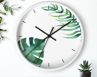 Fiji Wall Clock, Tropical Paradise Clock, Gifts for Travelers, Gifts ...