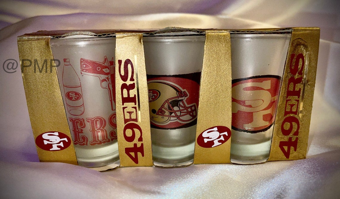 49ers Shot Glass Set - Etsy