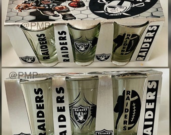 Raiders Glass Set - Etsy