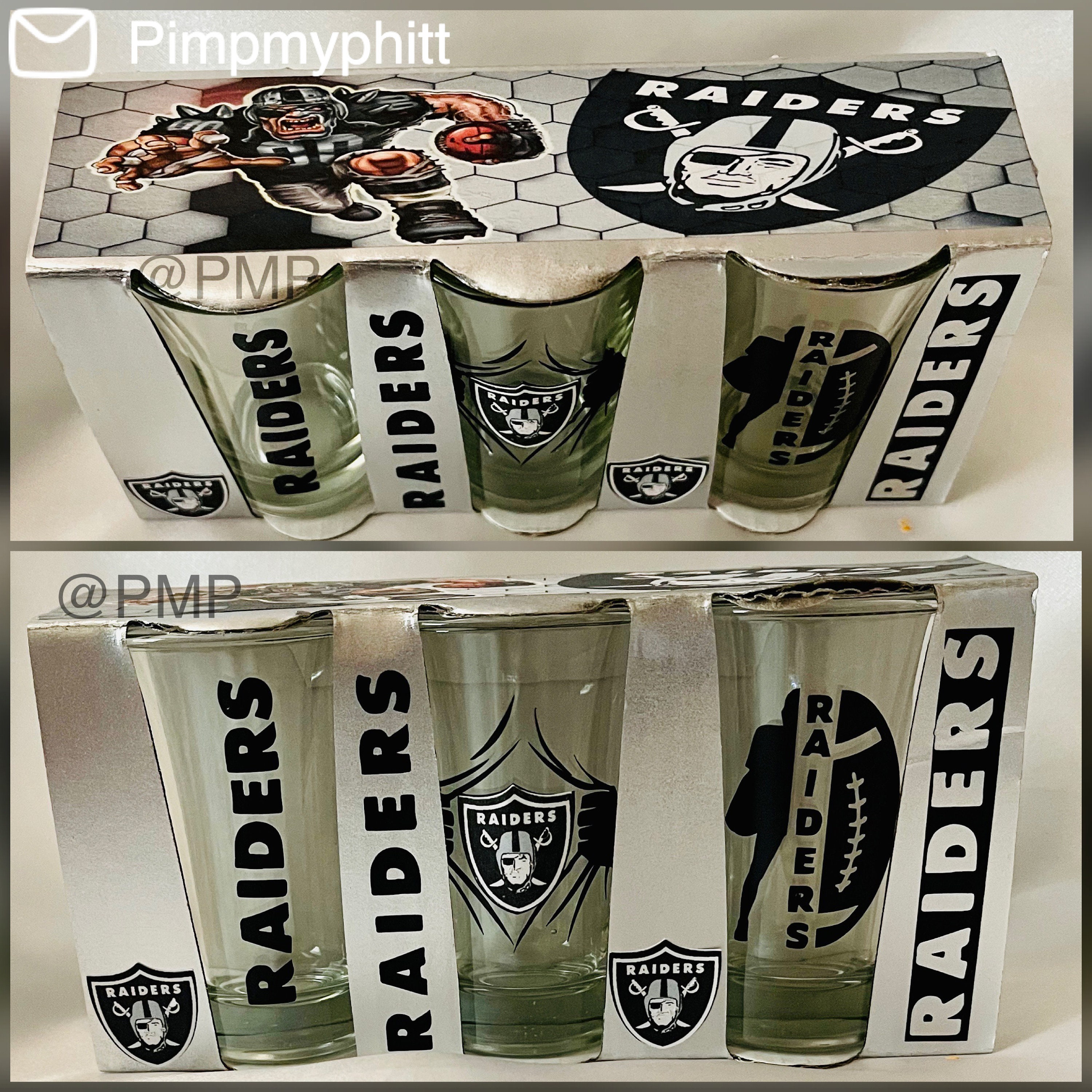 Raiders Shot Glass Set - Etsy