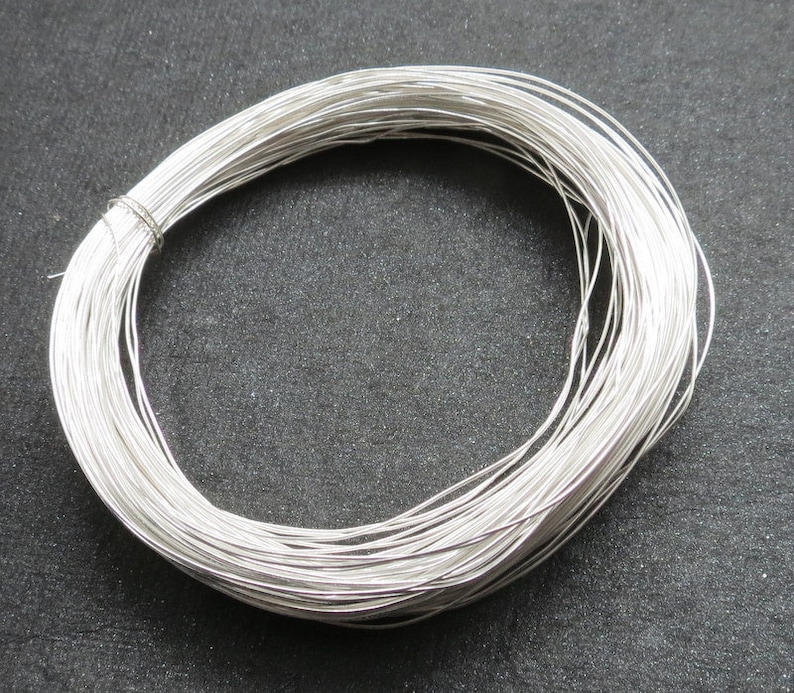 925 Sterling Silver Wire Soft Beading Silver Wire Gemstone - Etsy