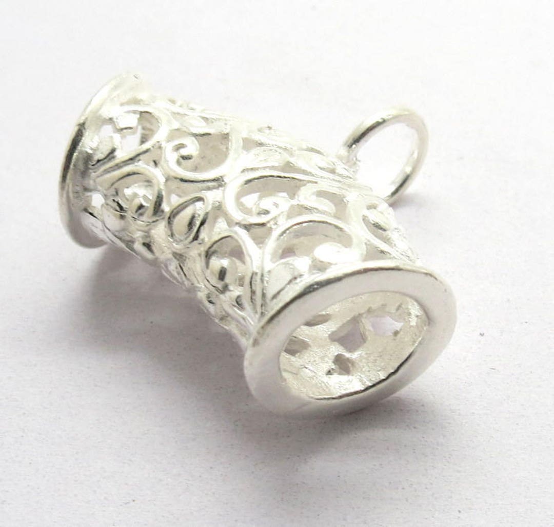 1 Piece Pendant Bail Loop 925 Sterling Silver With Open Jump Ring 30mm ...