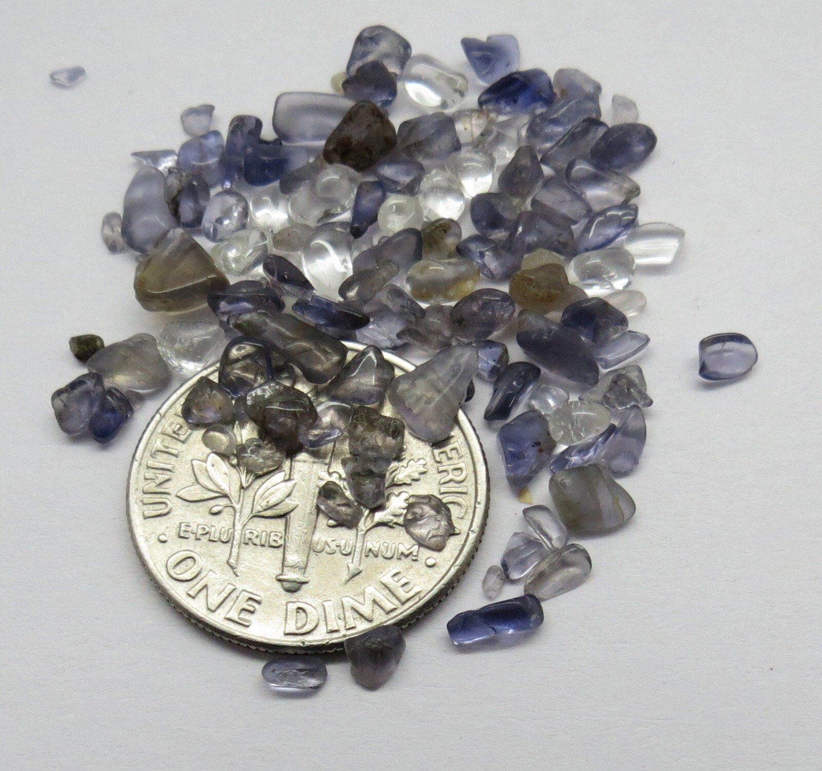 Poussière naturelle de pierre gemme dégringolade Pierre | Etsy