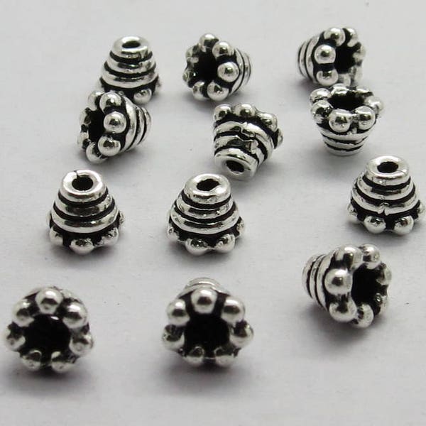 Sterling Silver Bali Beads - Etsy