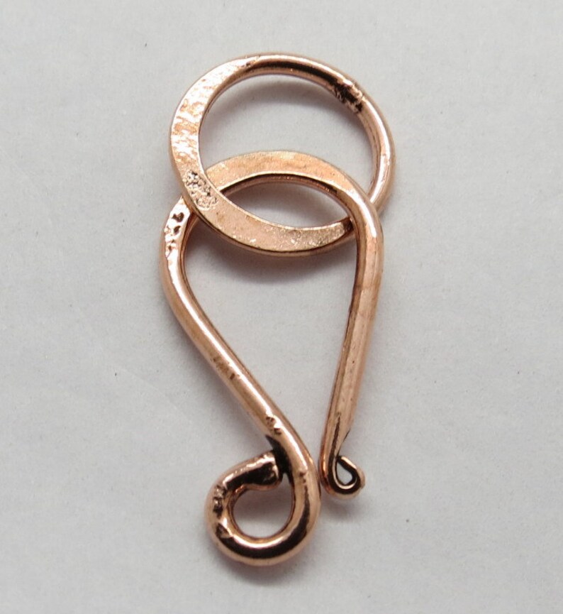 2 Piece Copper Clasp Hook Eye Clasp Necklace Lock 35x15mm - Etsy