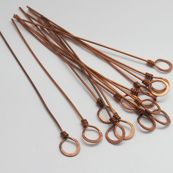 Copper Wire Pin - Etsy