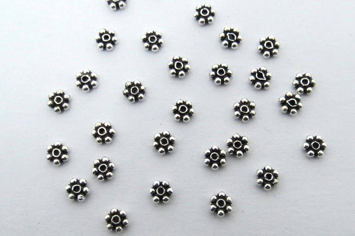 20 Pieces Spacer 925 Sterling Silver Beads Bali Silver Spacers - Etsy