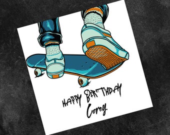 Skateboard birthday | Etsy