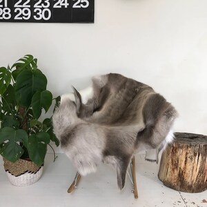 XL Rare Breed Finnish/ Nordic Reindeer Hide Throw Rug Hide - Etsy UK