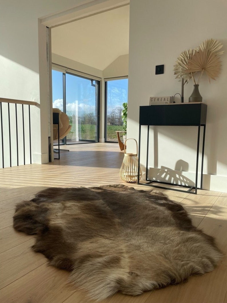 Reindeer Hide/ Reindeer Rug/ Rare Breed Finnish Reindeer Hide Rug Throw ...