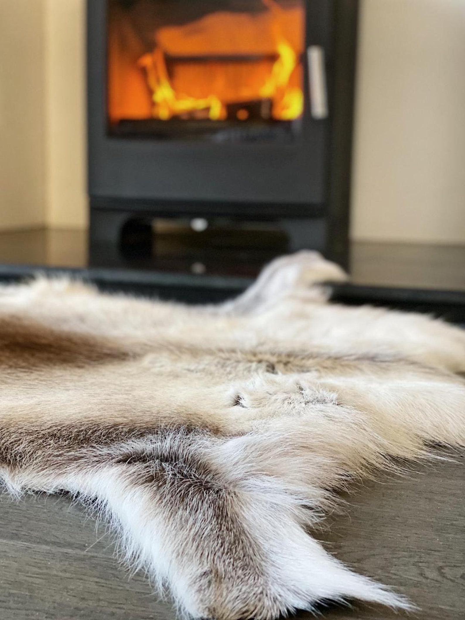 XL Large Rare Breed Finnish Reindeer Hide Throw Rug Hide - Etsy