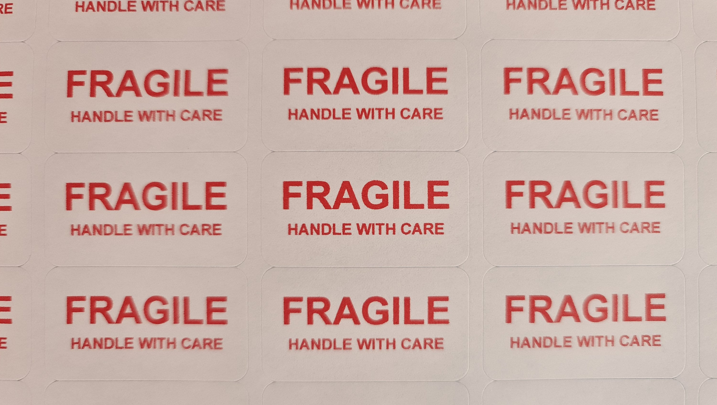 520 FRAGILE Handle With Care Labels Small Stickers - Etsy