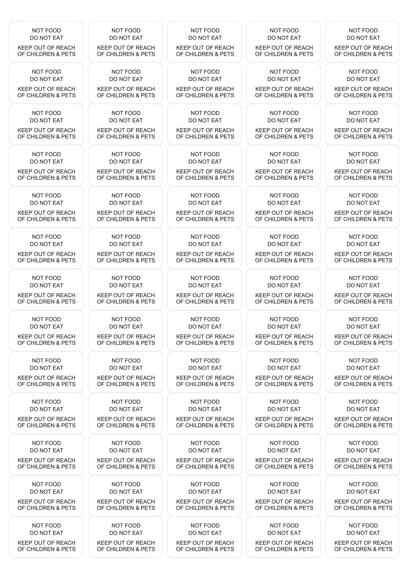 Personalised Address Labels / Stickers Pre Printed 65 per Sheet (38.1 X ...