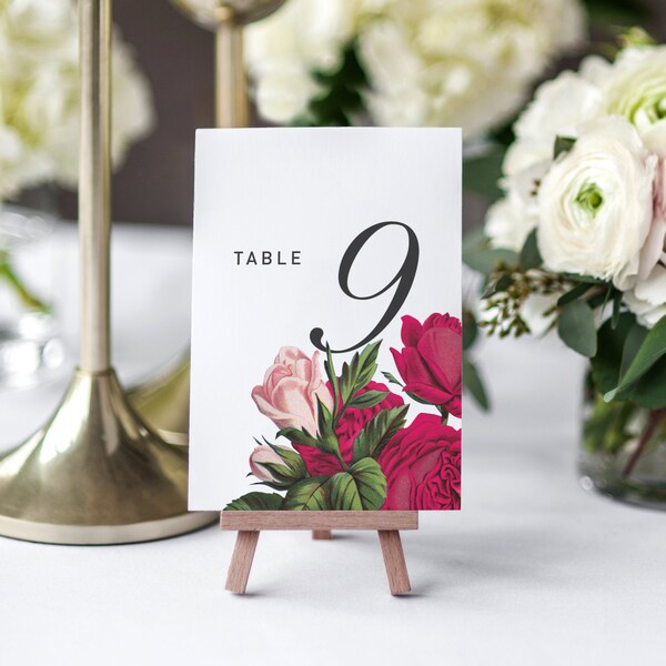 Formal Table Number - Etsy