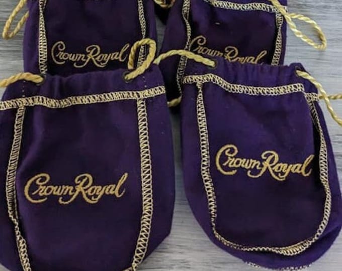 Crown Royal Bags, Small Crown Bags, Velvet Green Bags, Crown Purple ...