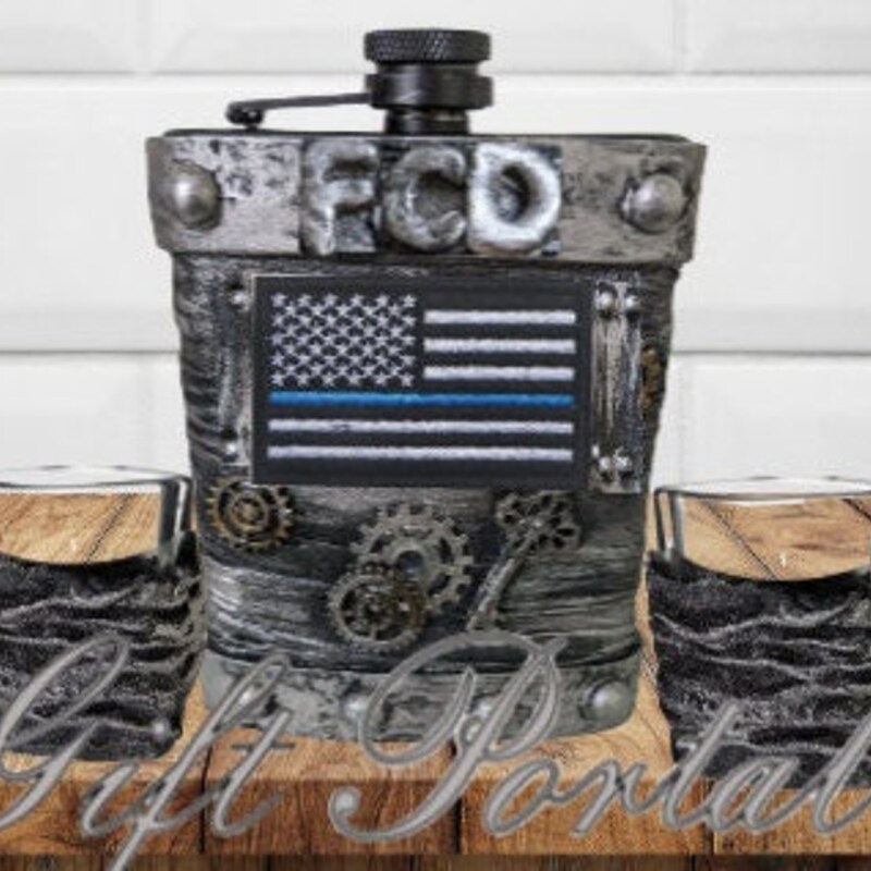 Steampunk Flask - Etsy