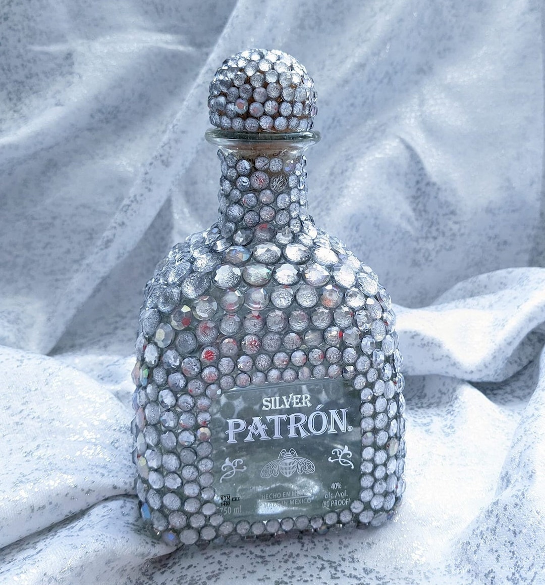 Patron Bottle, Bling Liquor Bottle, Patron Tequila Bottle, Patron Gift ...