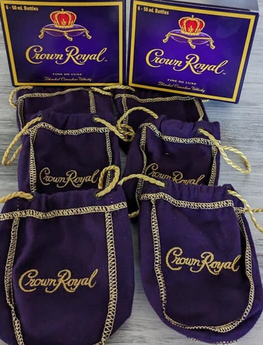 Crown Royal Bags, Small Crown Bags, Velvet Green Bags, Crown Purple ...