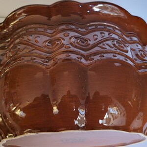 Celebrating Home Stoneware Collection Oval 5 Qt Brown Covered Bakeware ...