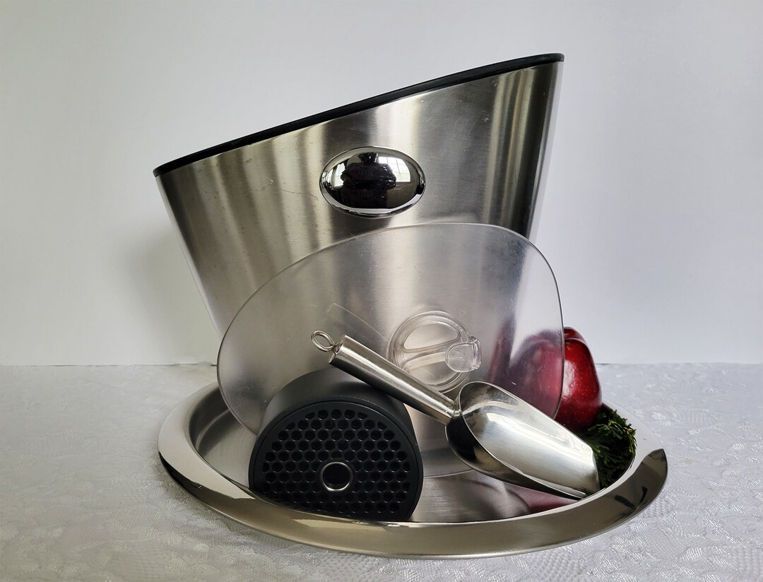 Baum by Michael Graves Asymmetrical 4 Pc SS Ice Bucket (replacement SS ...