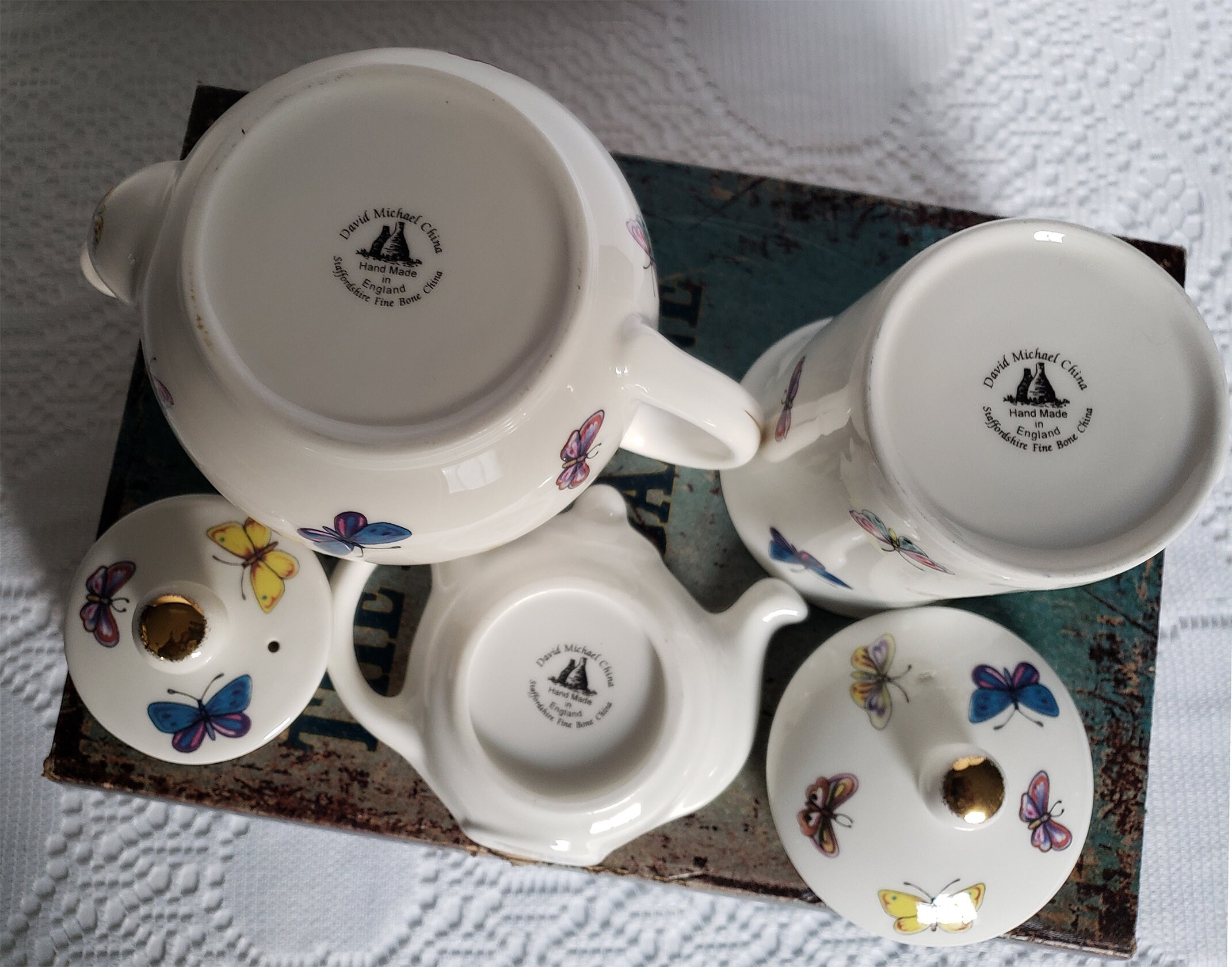 David Michael China 5 Pc Tea Set Staffordshire Fine Bone - Etsy UK