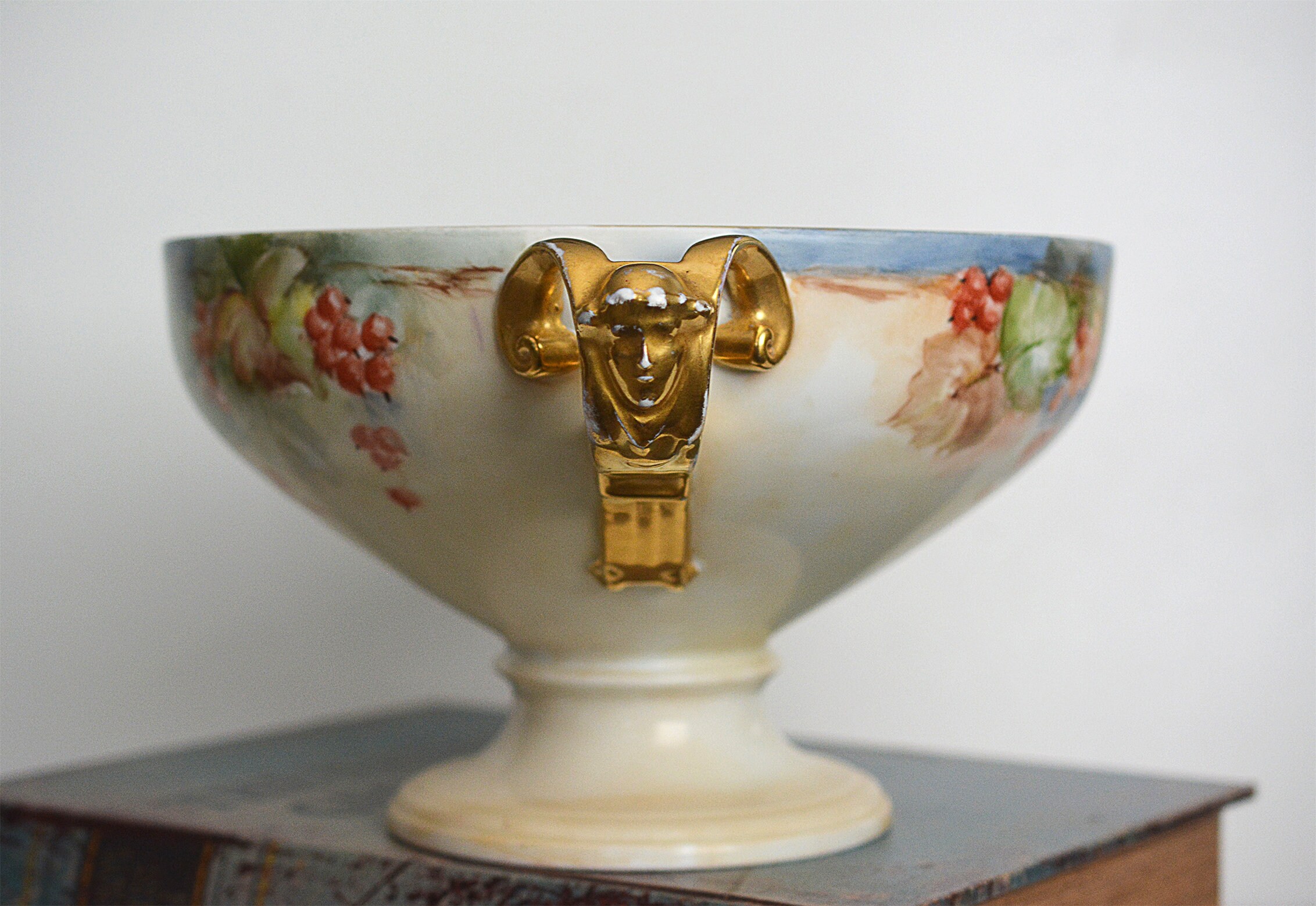Rosenthal Selb Bavaria Empire Centerpiece Footed Bowl Hand | Etsy Rosenthal Selb Bavaria Empire Centerpiece Footed Bowl Hand | Etsy