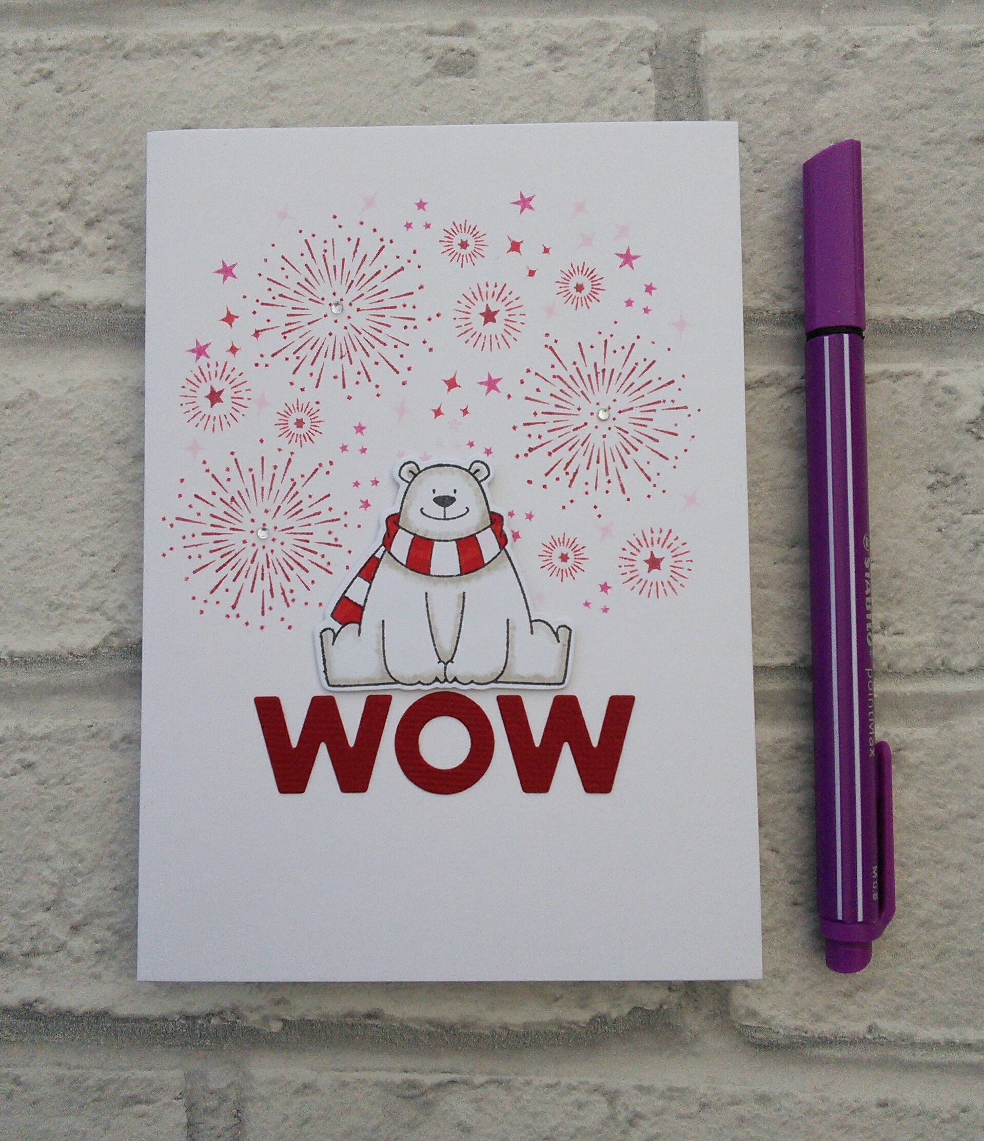 Polar Bear Valentine's Card, Polar Bear Love Card, Polar Bear ...