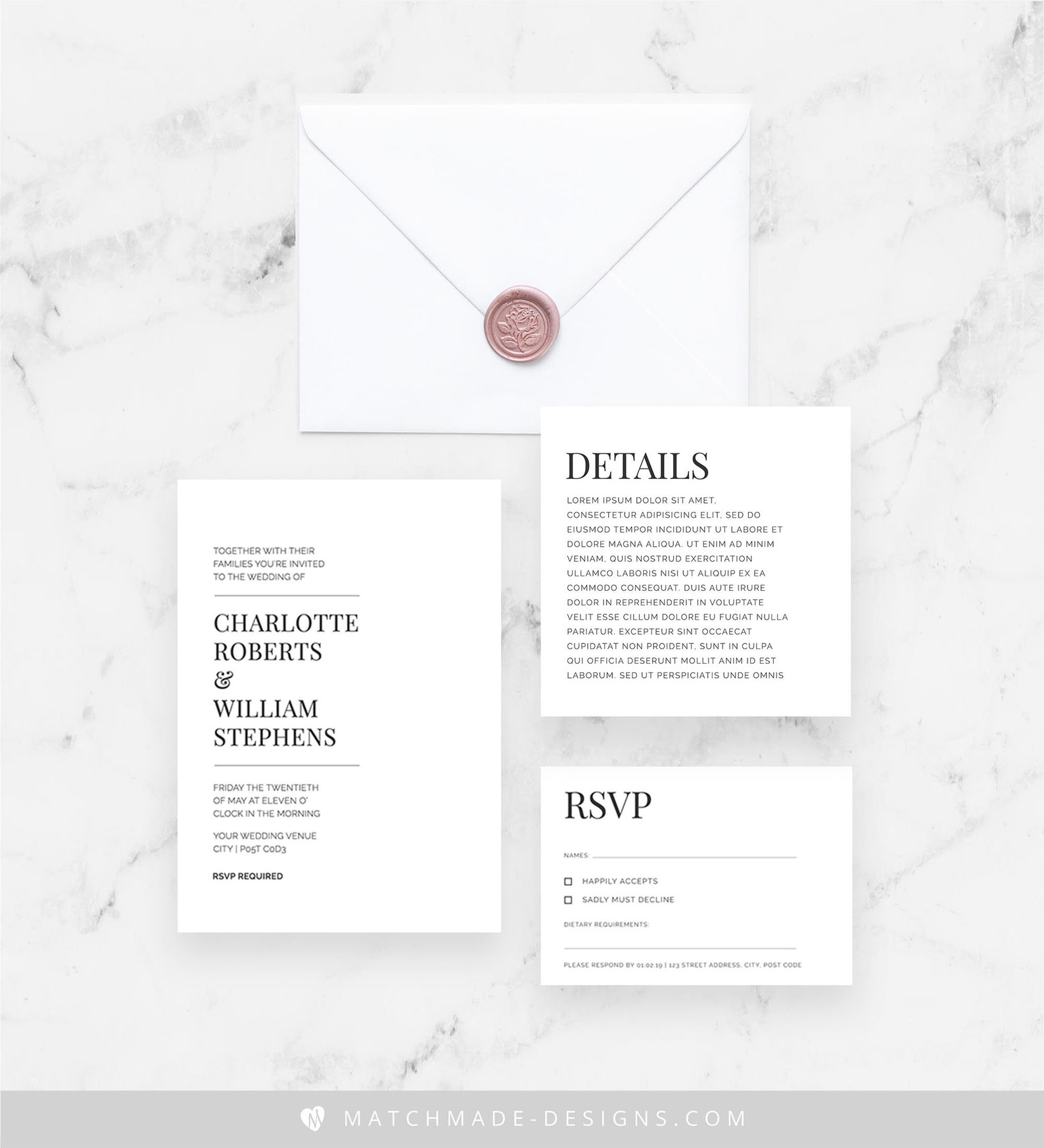 Simple Wedding Invitation Printable Elegant Wedding Invite Etsy UK simple-wedding-invitation-printable-elegant-wedding-invite-etsy-uk