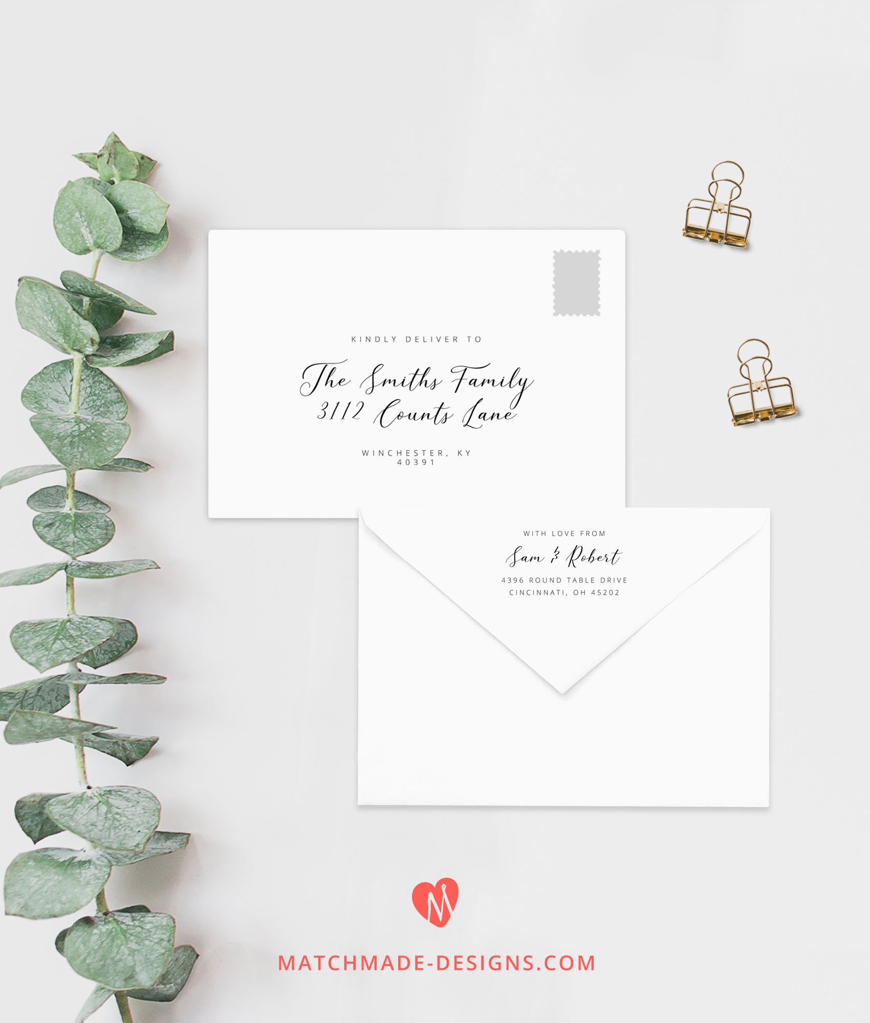 Paper Paper & Party Supplies Letter Address Templett Envelope ...